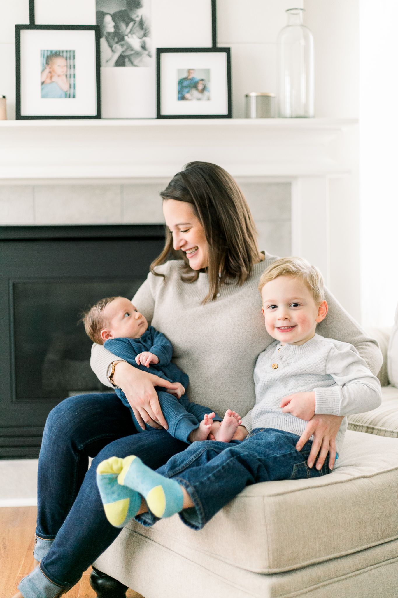 Sweet In-Home Family Session | Dobson Family • Emi Rose Studio